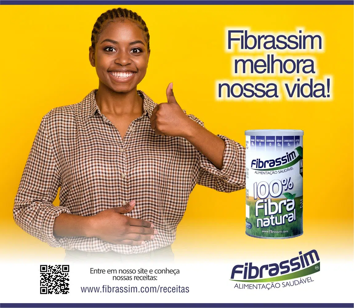 Fibra Alimentar 100% Natural Fibrassim 250gr - Vegashop