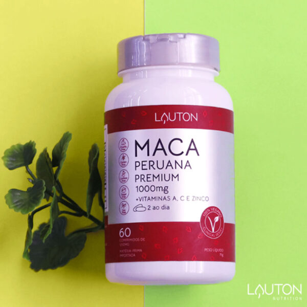 Maca Peruana Premium 1000mg 60 Caps Lauton Nutrition - Vegashop
