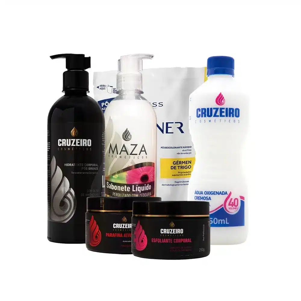 Kit Banho De Lua Profissional Cruzeiro Bronzeamento Natural - Vegashop