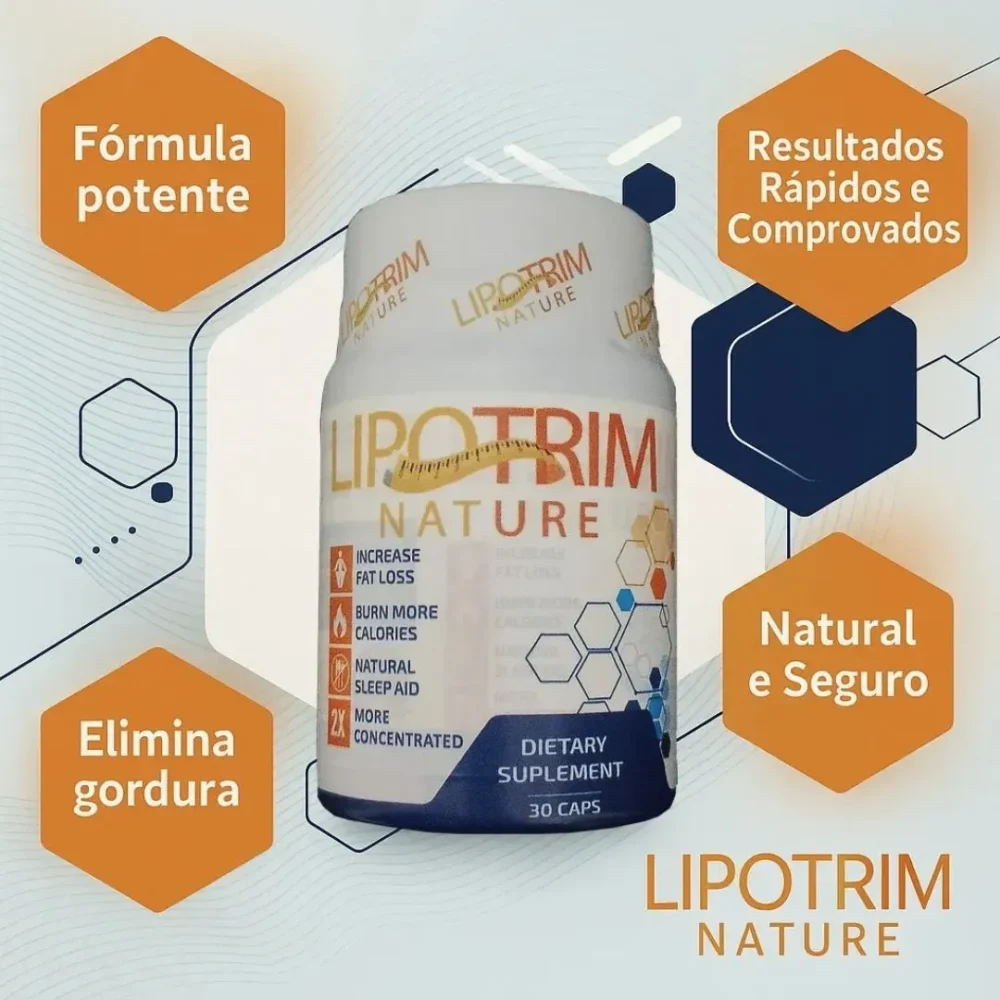 Lipotrim Nature Inibidor de Apetite 30 capsulas - Vegashop